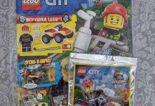 Lego City - Пожарный + квадроцикл