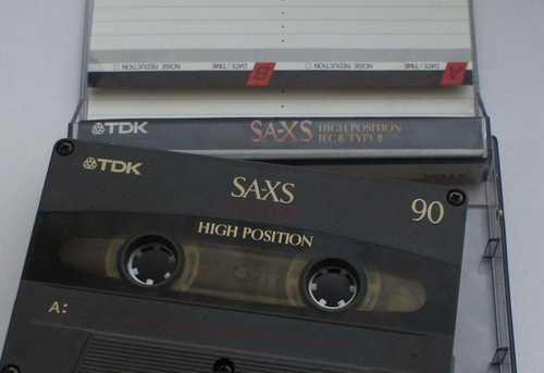 Винтажная аудиокассета TDK SA-XS 90