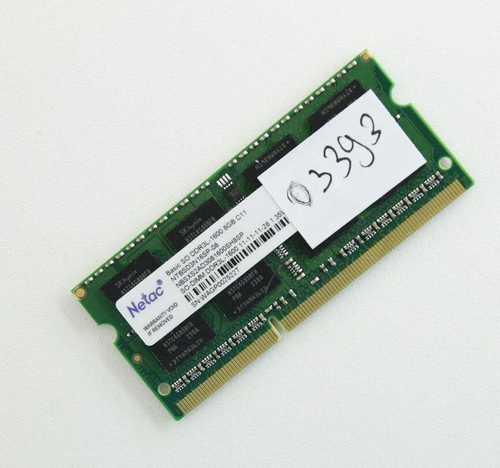 DDR3L Sodimm 8 GB 1600 MHz Netac