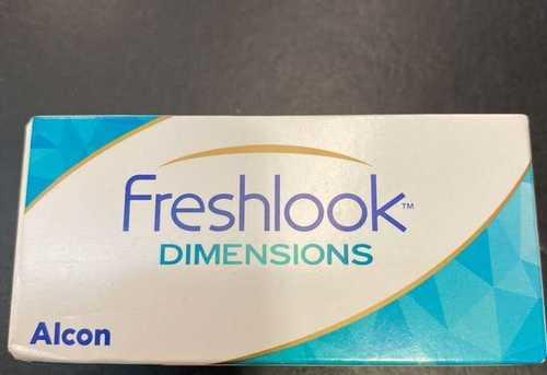 Линзы зеленые FreshLook Dimensions 6 шт., -3.50