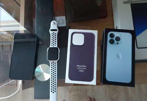 Продам iPhone 13pro 256 и часы apple watch 7