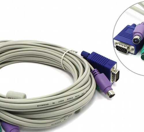 KVM квм кабели trendnet TK-C15 и TK-C10