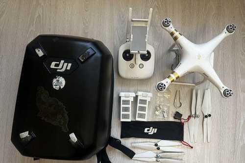 Квадрокоптер Dji Phantom 3 4K + допы