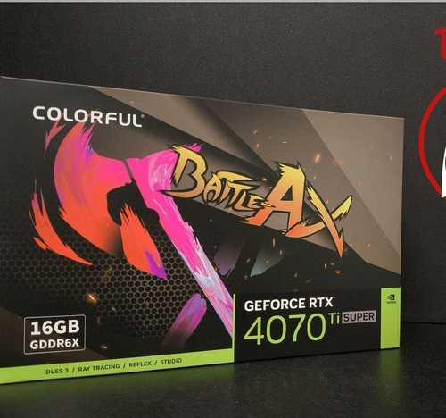 Colorful RTX 4070Ti Super BT AX 16gb /Обмен/Гарант