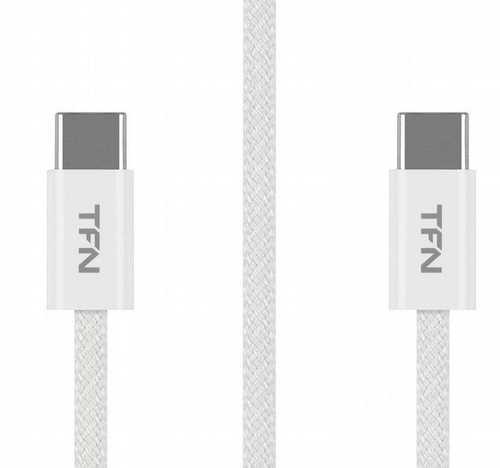 Кабель TFN USB-C / USB-C, 60 Вт, 1.2 м, белый