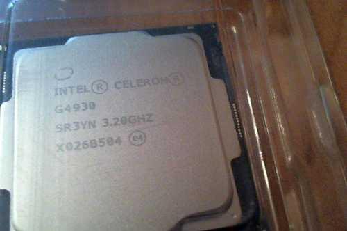 Процессор Celeron G4930 + кулер