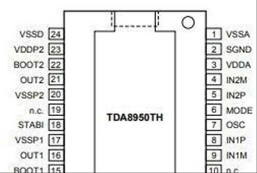 Микросхема tda8950th