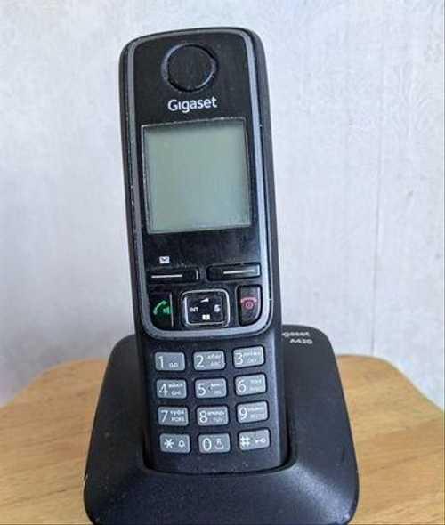Телефон dect стационарный, марка Gigaset А420