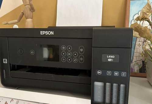 Мфу epson L 4160 цветной принтер