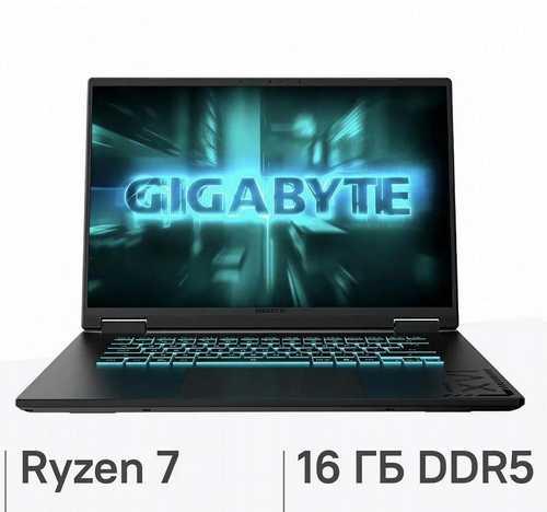 Ноутбук Gigabyte Gaming A16 GA63H (3VHK3KZ893SD)