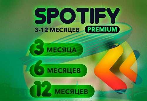 Spotify Premium 1\3\6\12 месяцев