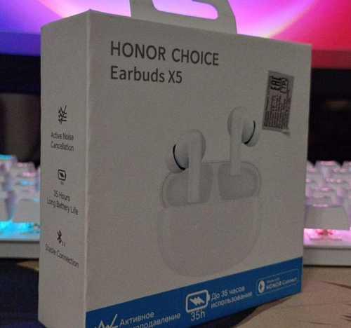 Беспроводные наушники honor choice earbuds x5