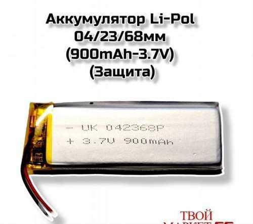 Аккумулятор Li-Po 402368мм (900mAh-3.7V)