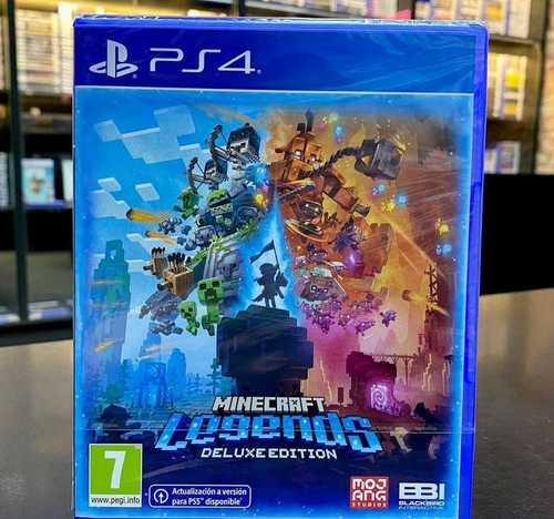 Minecraft Legends Deluxe (PS4) новый диск