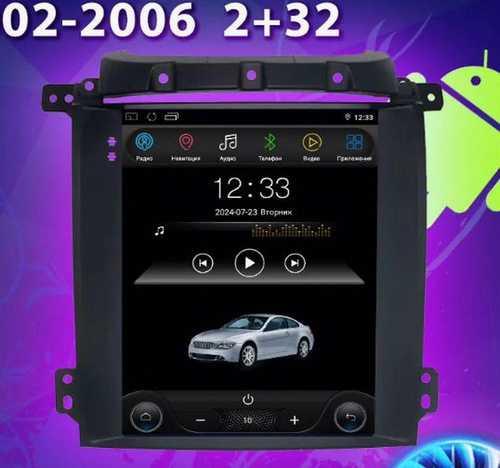 Магнитола Android Kia Sorento BL 02 - 06 г 2/32 Гб