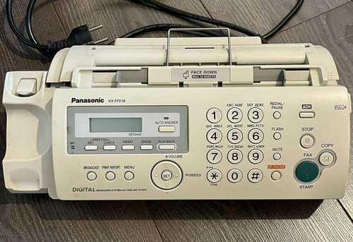 Телефон факс panasonic