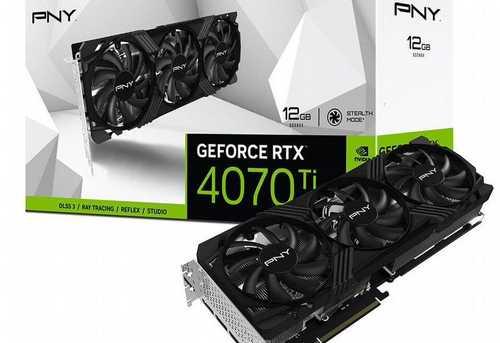 Видеокарта PNY GeForce RTX 4070 Ti Verto LED Tripl