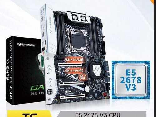Huananzhi X99-TF(1-ой ревизии) +Xeon E5-2678v3
