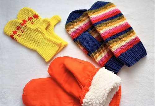 Краги финские, вязаные варежки, рукавички Чехия