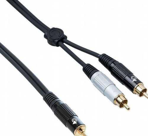 Кабель miniJack-2RCA Bespeco eaymsr500 5 m