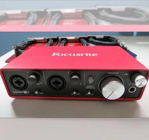 Звуковая карта focusrite scarlett 2i2 2rd gen