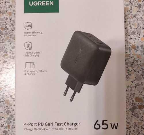 Зарядное устройство ugreen gun x 65 w