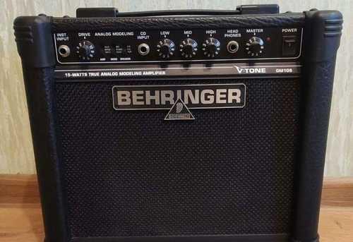Behringer V-tone GM108 гитарный комбоусилитель