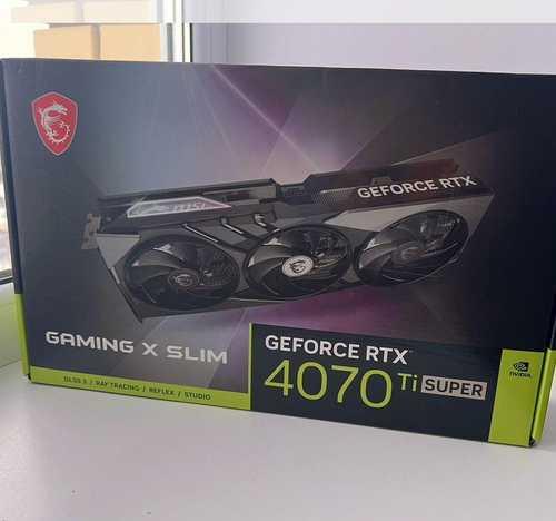 Видеокарта rtx 4070ti super msi gaming x slim