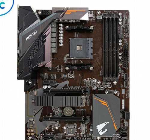 Материнская плата AM4 gigabyte B450 aorus elite V2 Б.У