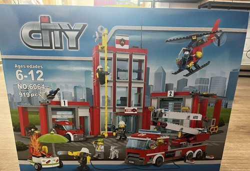 Конструктор Lego City 6064 пожарная часть