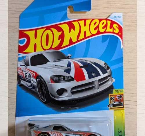 Hot Wheels Dodge Viper SRT10 ACR (Серебряный)