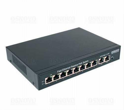 Passive PoE коммутатор Fast Ethernet на 10 портов