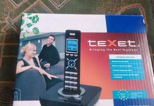 TeXet домашний безпроводной телефон