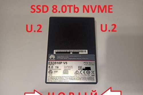 8Tb SSD nvme huawei ES3510P V5 новый