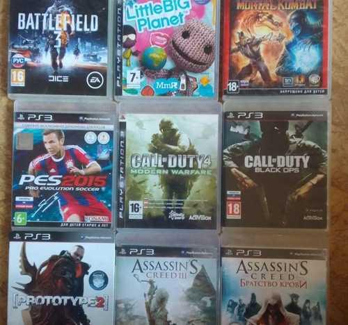 Игры на ps3 call of duty,assasins creed