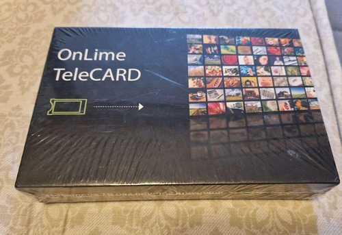 Телекарта тв OnLime telecard