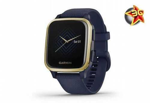 Часы Garmin Venu Sq Music Edition Navy/Light Gold