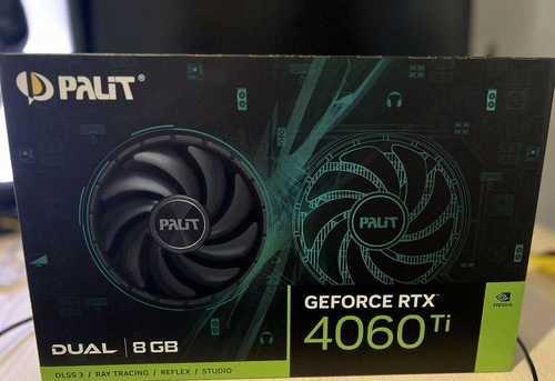 Видеокарта palit rtx 4060ti 8gb