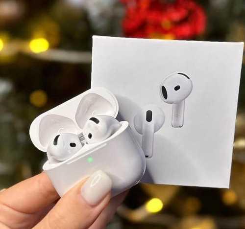 AirPods 4 «топ звук» с шумоподавлением   Чехол