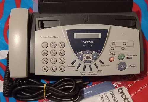 Телефон-факс brother FAX-104