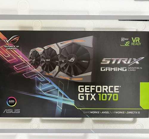 Видеокарта asus geforce gtx 1070 8G