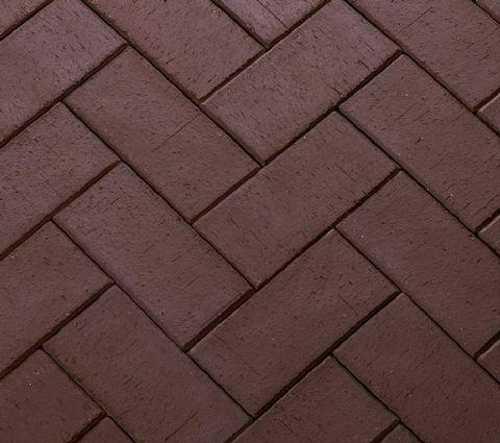 Клинкерная брусчатка Бонн терракотовая 200x100x50