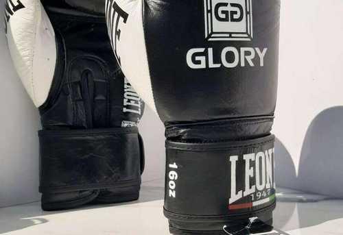 Боксерские перчатки Glory Leone 10,14,16,18