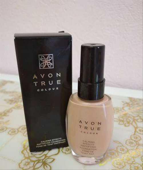 Новый матирующий тональный крем avon 30 ml