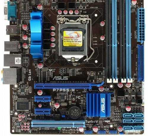 Материнская плата asus P7P55-M (LGA 1156)