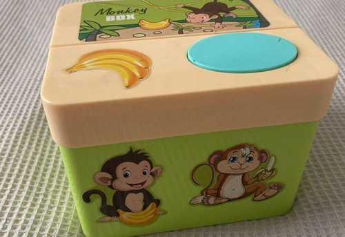 Игрушка копилка Обезьянка в сундучке Monkey box