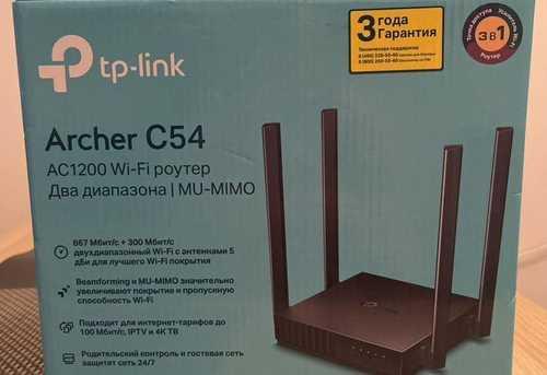 Wifi роутер archer c54. два диапазона