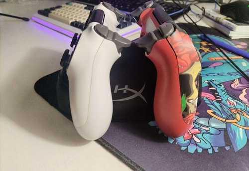 2 геймпада dualshock 4 + док станция hyperx