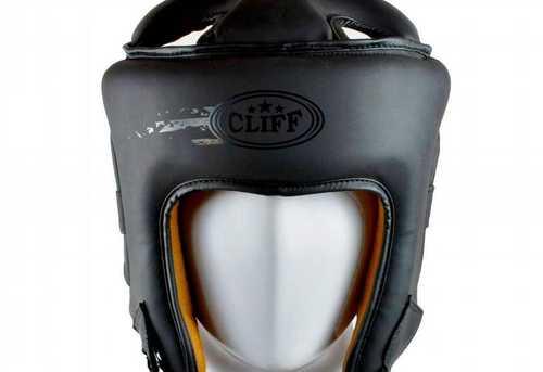 Шлем для единоборств матовый Cliff черный (L)