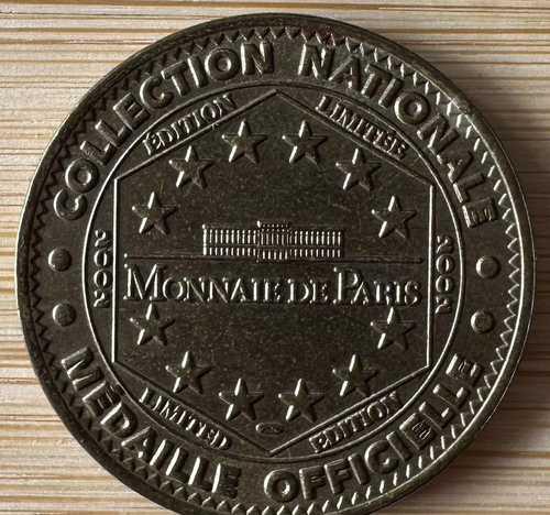 Туристический жетон Monnaie de Paris 2002